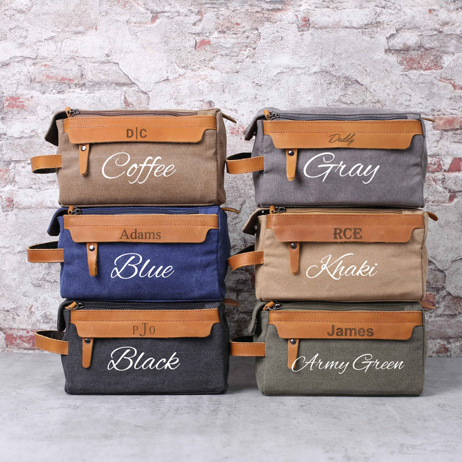 Best Man Toiletry Bag Groomsmen Gift – NaturalLeatherShop